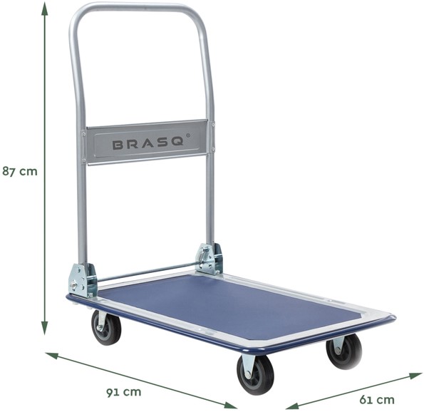Transportkar BRASQ inklapbaar 300kg Gerson