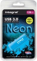 USB-stick 3.0 Integral 128GB neon blauw Gerson
